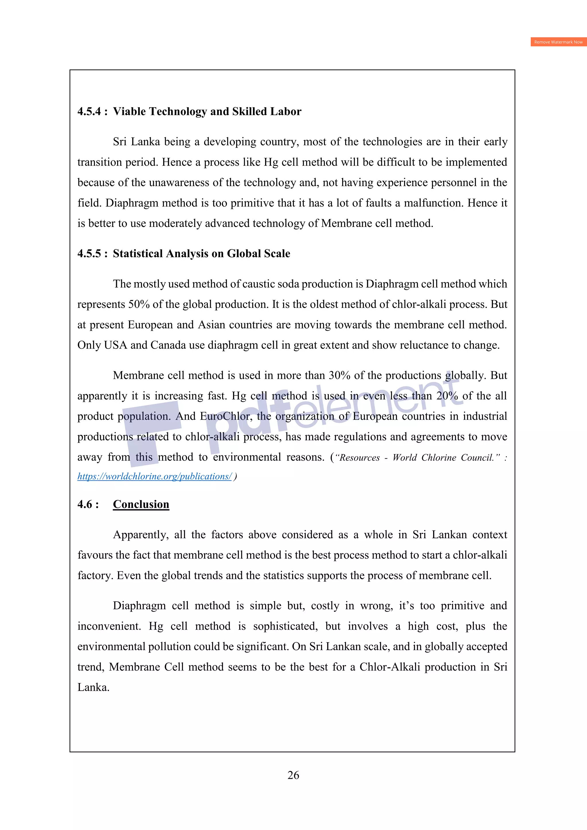 NaOH production | PDF