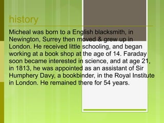 michael faraday | PPT