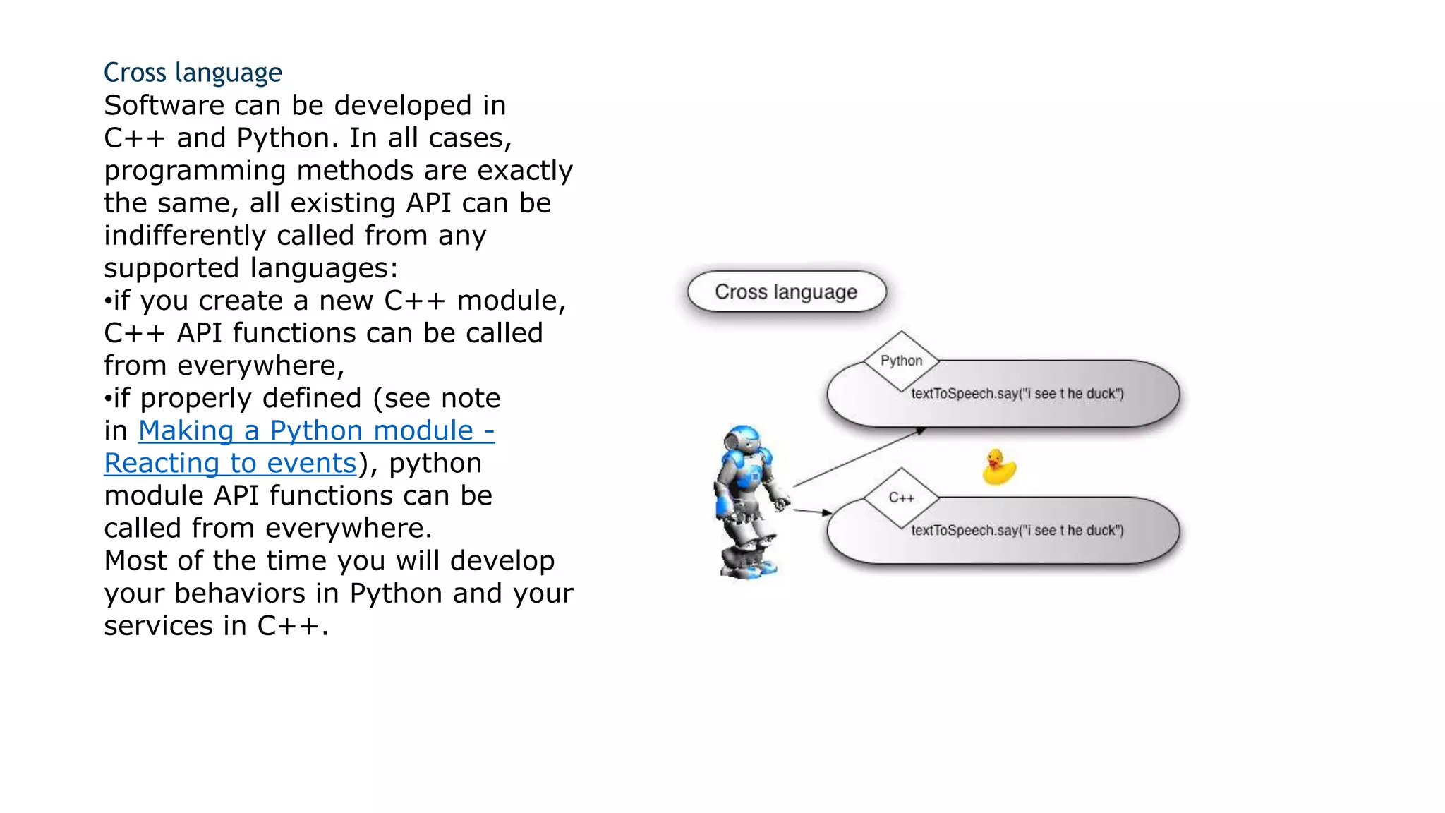 NAOqi framework | PPT