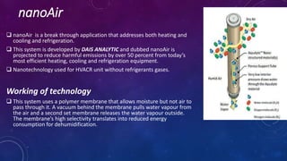 Naotechs in refrigeration | PPTX