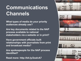 Communications strategies for NAPs | PDF