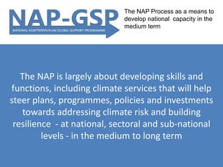 NAP Expo 2015 Building national capacities NAP-GSP | PDF