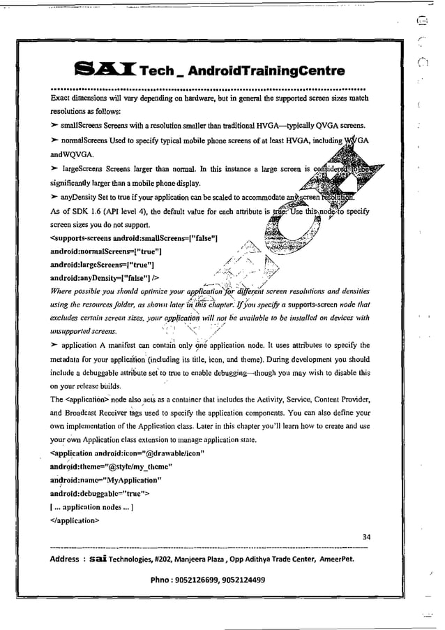 Android sai tech | PDF