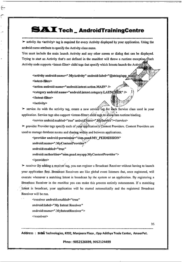 Android sai tech | PDF