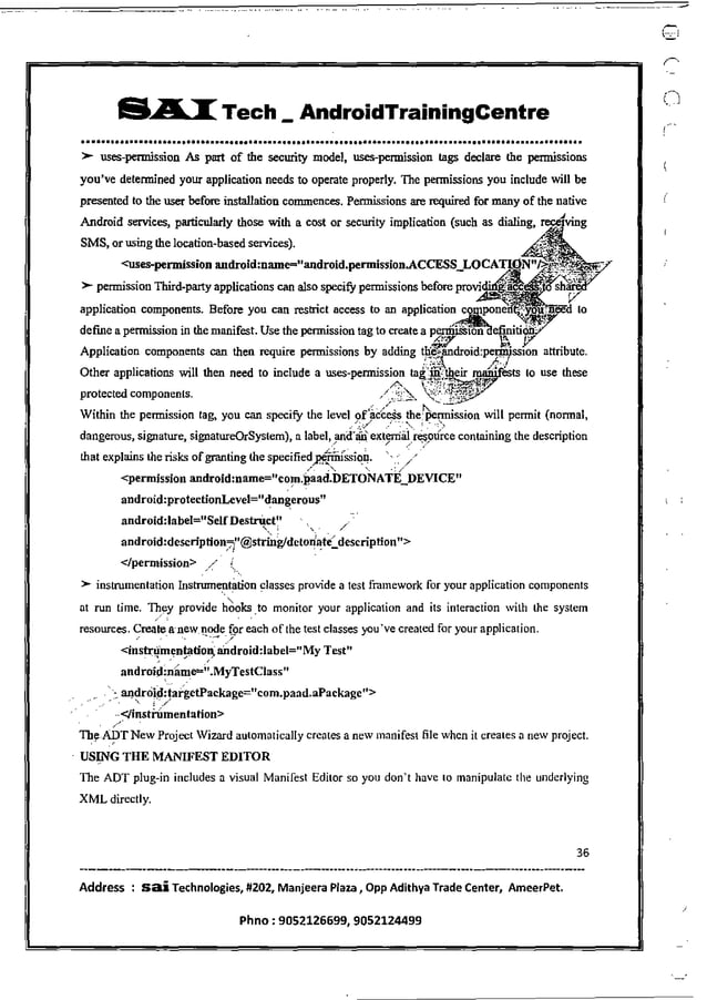 Android sai tech | PDF