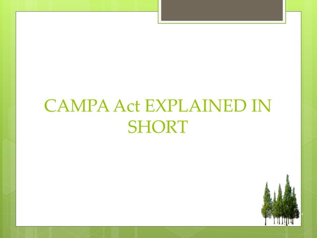 AFFORESTATION AND NATIONAL AFFORESTATION PROGRAMME AND ACT - 2016 ...