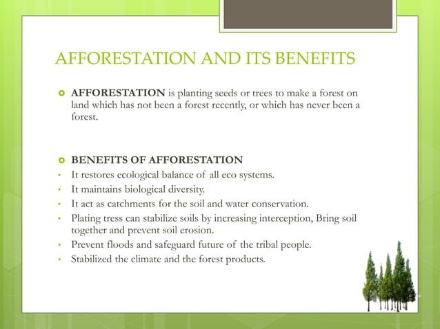 AFFORESTATION AND NATIONAL AFFORESTATION PROGRAMME AND ACT - 2016 ...