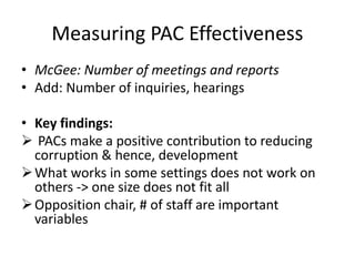 Evolving Good Practices for PACs | PPTX