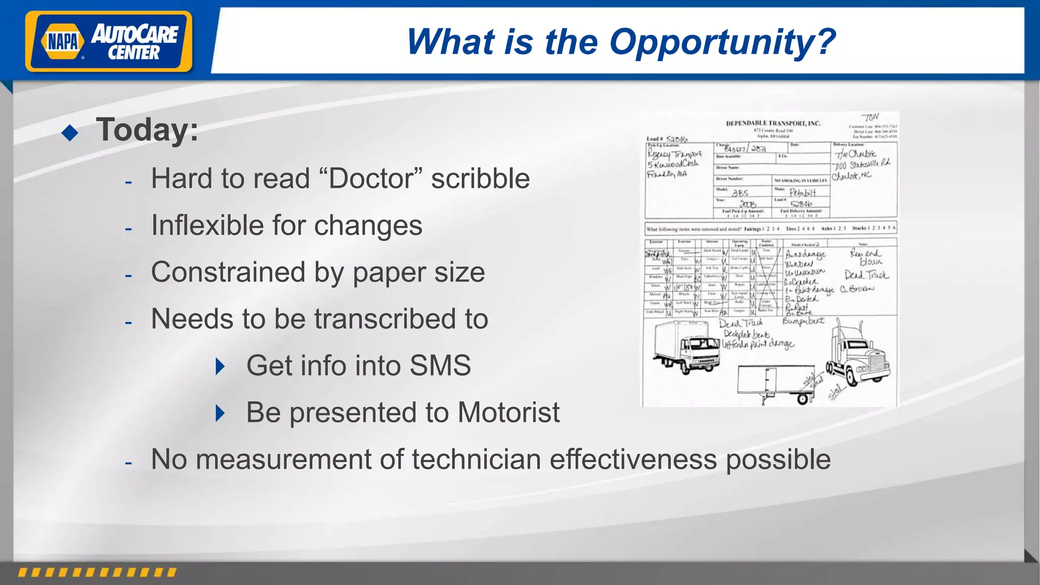 NAPA Digital Vehicle Inspection Program | PPT
