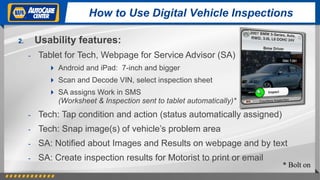NAPA Digital Vehicle Inspection Program | PPT