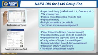 NAPA Digital Vehicle Inspection Program | PPT