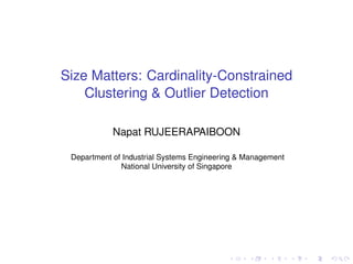 Conic Clustering | PPT