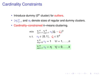 Conic Clustering | PPT