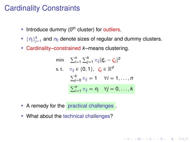 Conic Clustering Ppt Free Download