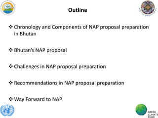 2.1.1. Country approaches in designing the formulation of NAPs - Bhutan ...
