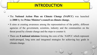 Presentation on "National Action Plan on Climate Change" | PPTX