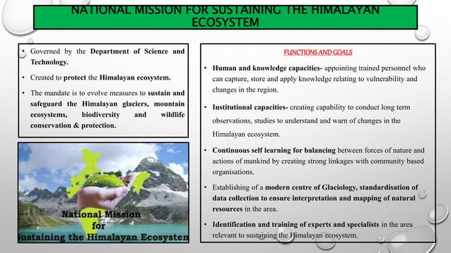 Presentation on "National Action Plan on Climate Change" | PPTX