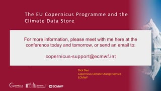Session 2.3 Copernicus climate data store | PDF