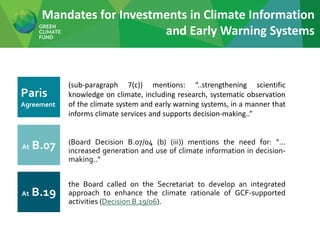 6.1.4 Methodologies for climate rational for adaptation - GCF | PDF