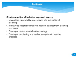 Fiji's National Adaptation Plan Framework | PPTX