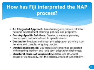 Fiji's National Adaptation Plan Framework | PPT