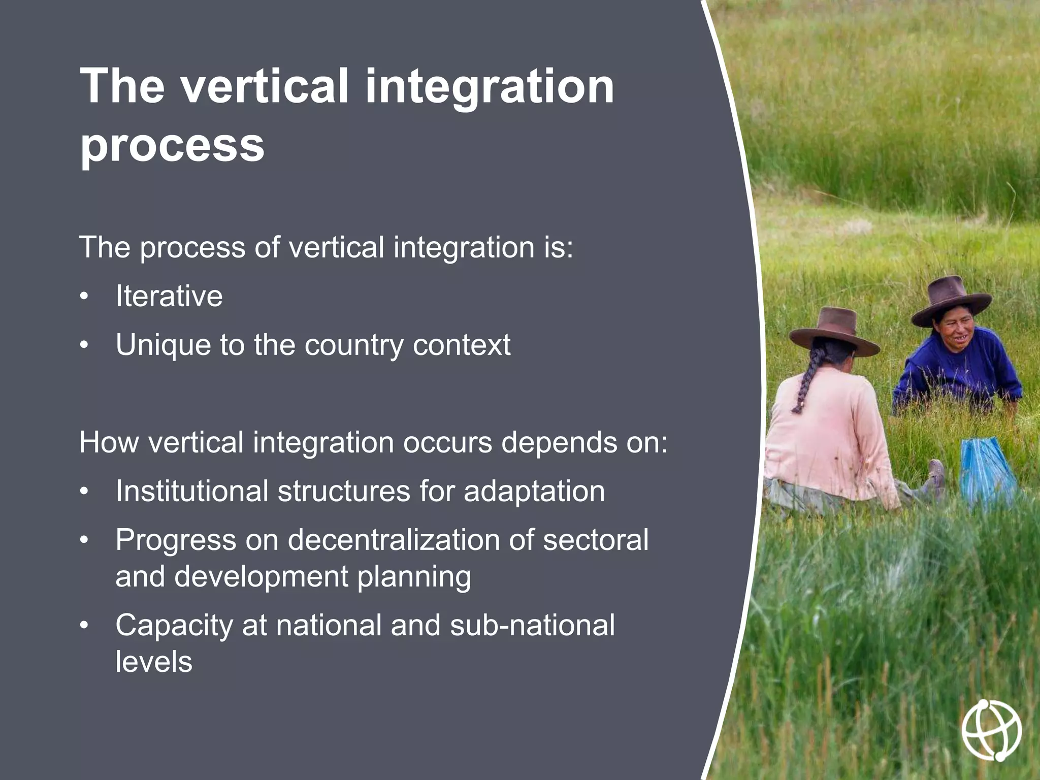 Linking National and Sub-national Adaptation: Vertical integration in practice | PPTX