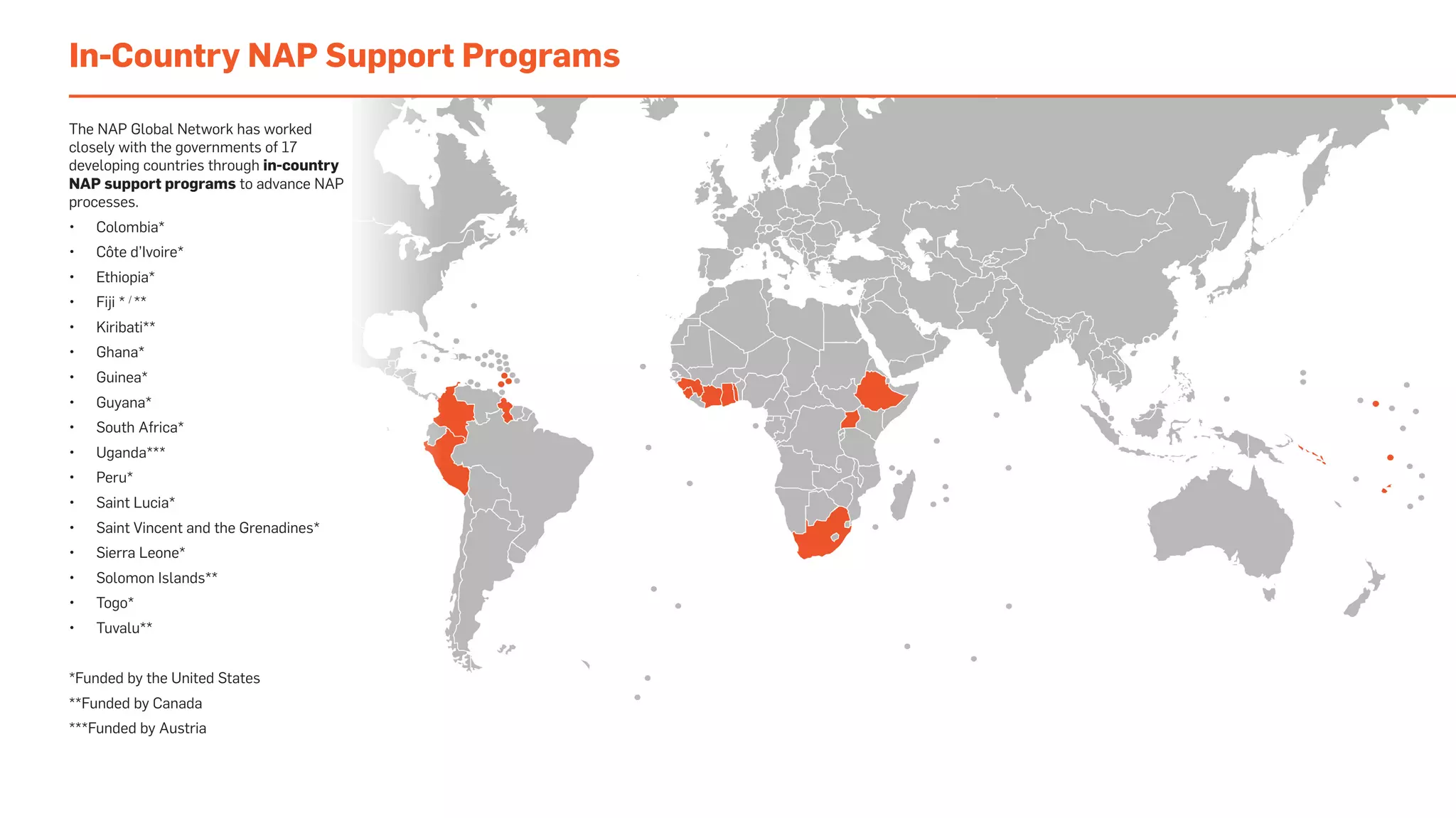 Where We Work | NAP Global Network | PDF | South America Travel ...