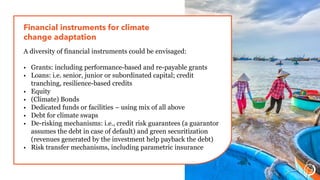 Financing strategies for adaptation. Presentation for CANCC | PDF