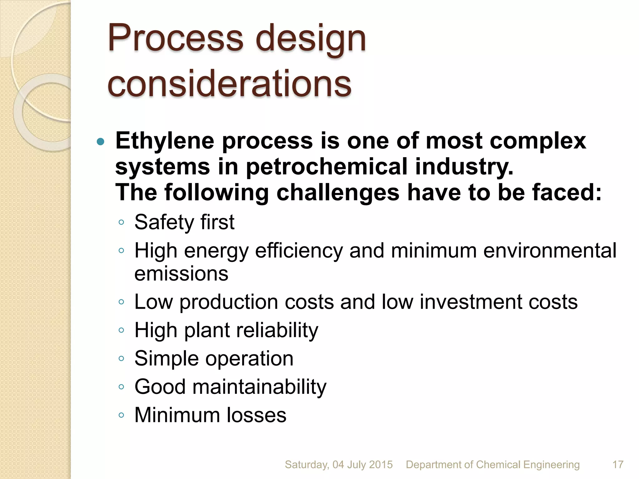 Naphtha Cracking Unit : Ethylene Production | PPTX