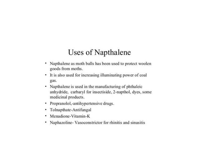 Naphthalene | PPTX