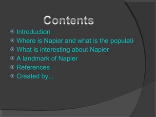 Napier | PPT