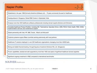 Napier Corporate Presentation | PPTX