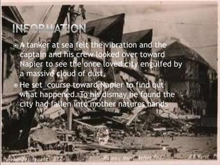 Napier earthquake | PPTX