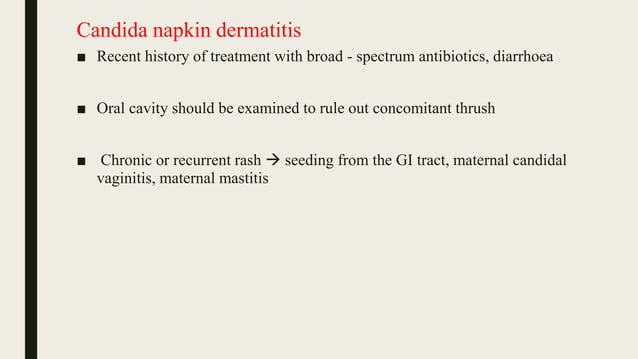 Napkin dermatitis Dr Sandeep Lal V | PPTX | Digestive Disorders ...
