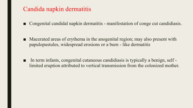 Napkin dermatitis Dr Sandeep Lal V | PPTX | Digestive Disorders ...