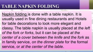 napkin folding ppt for CO.pptx