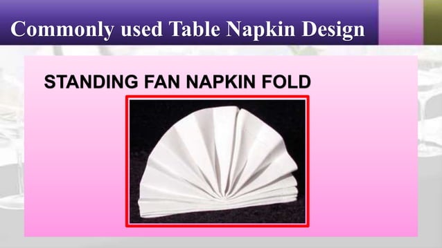 napkin folding ppt for CO.pptx