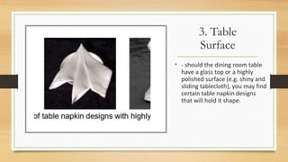 NAPKIN FOLDING STYLES.pptx