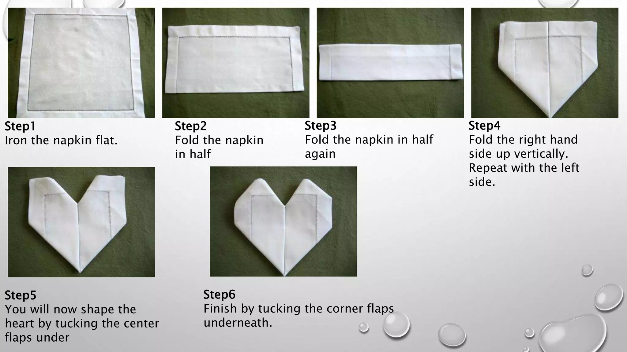 Napkin making | PPTX