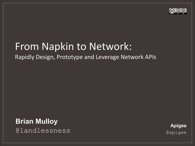 From Napkin to Network: Rapidly Design, Prototype and Leverage Network ...