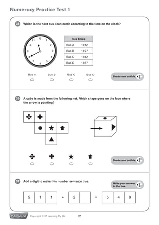 Naplan yr-5-practice-test-1 | PDF