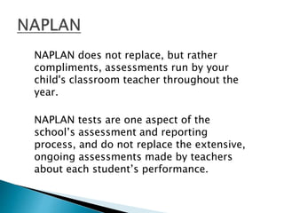 NAPLAN Parent Information 2019 | PPTX | Educational Assessment | Education