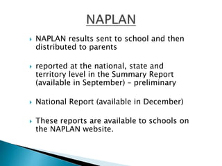 NAPLAN Parent Information 2019 | PPTX