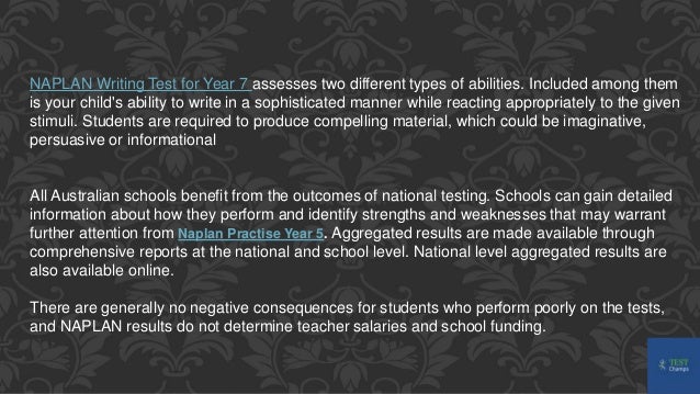 NAPLAN Practice Test A Necessity For The Students | PPT