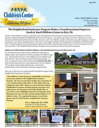 Neighborhood Assistance Program Makes a Transformational Impact @ Sarah ...