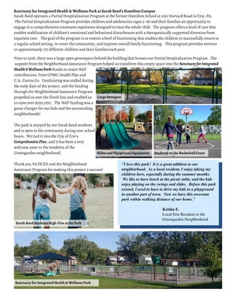 Neighborhood Assistance Program Makes a Transformational Impact @ Sarah ...