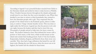 Na pohaku ola kapaemahu a kapuni | PPTX