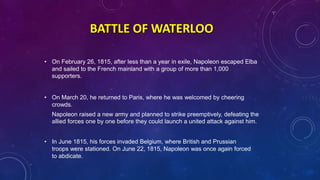 Napolean.pptx | War and Conflicts