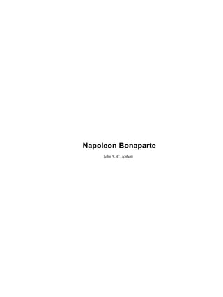 Napolean bonaparte john c abott | PDF