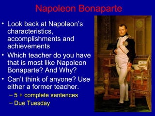 Napolean thurs | PPT